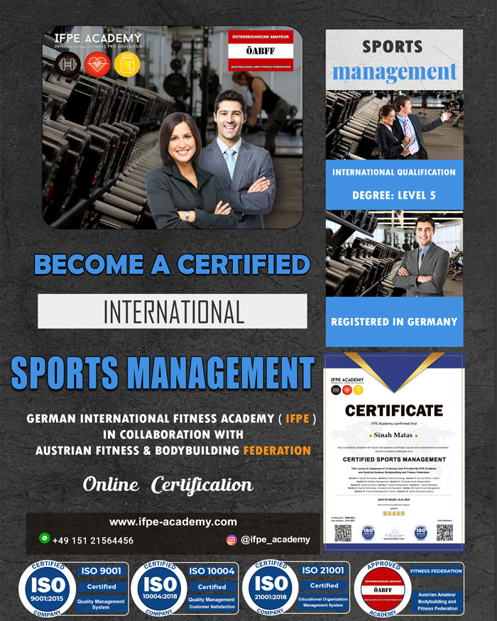 Sports Management - IFPE Academy